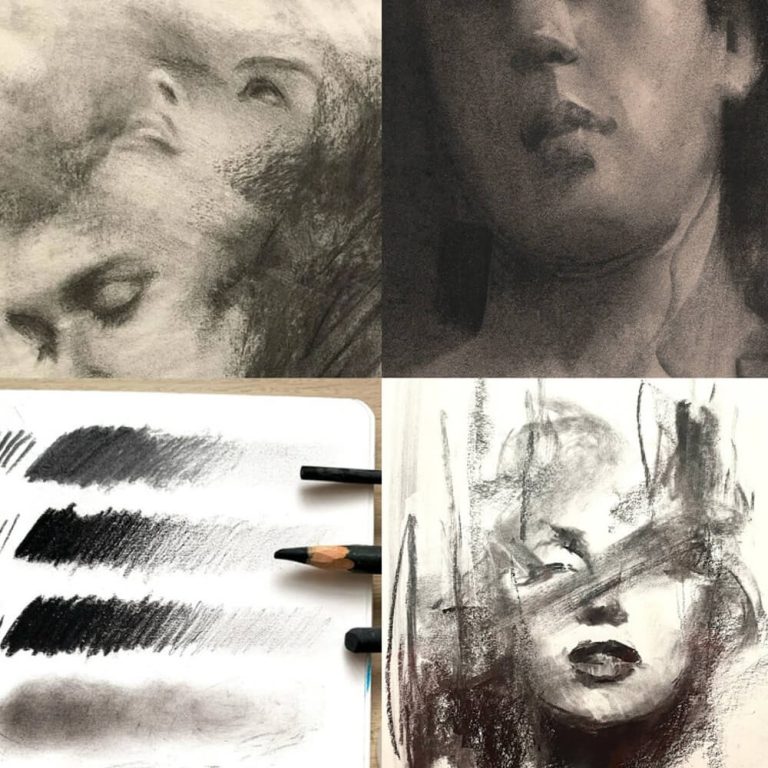 Charcoal Portrait – Workshop – THE ART STUDIO MUMBAI